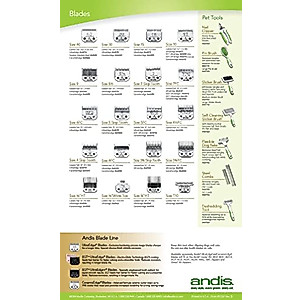 Andis Replacement Easy Clip Mini Clipper/Trimmer Blade, Gray