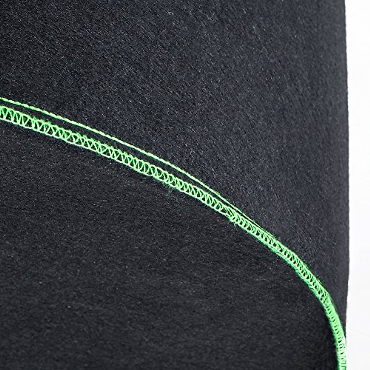 Garden4Ever Grow Bags 6-Pack 20 Gallon Aeration Fabric Pots Container with Handles (6-Pack 20 Gallon, Black/Green 6-Pack)