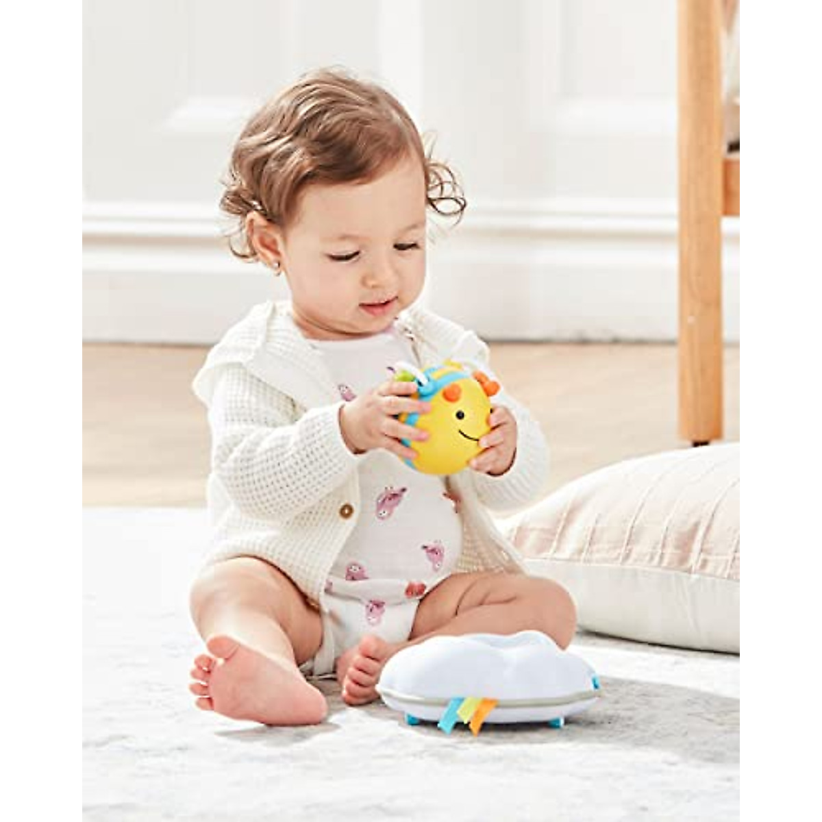 Skip Hop 3-Stage Developmental Learning Crawl Toy, Explore & More Follow-Me Bee