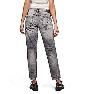 Kate Boyfriend Fit Jeans, Sun Faded Ripped Basalt, 28W x 32L