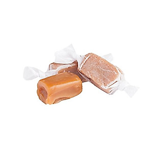 Taras All Natural Gourmet Caramel: Small Batch, Creamy & Individually Wrapped , Sugar Free 20 Ounce