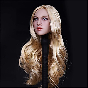 HiPlay 1/6 Scale Female Figure Head Sculpt, Girl Doll Head for 12" Action Figure Phicen DH026(A)