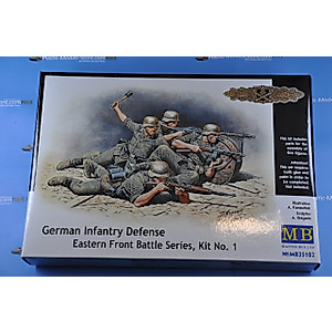 GERMAN INFANTRY, EASTERN FRONT BATTLE SERIES 5 FIGURES 1/35 MASTER BOX 35102