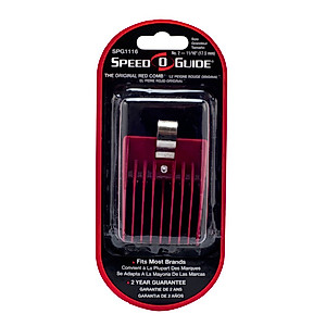 SPEED-O-GUIDE the Original Red Clipper Comb #2 11/16” (Model: SPG1116)