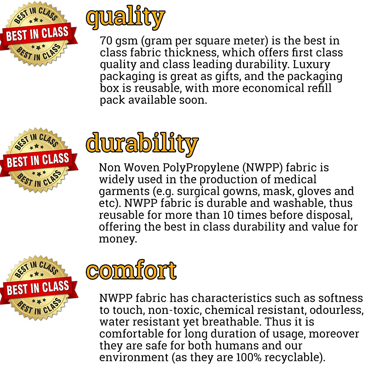 Shoe Covers Disposable Indoor Non-Slip - Premium Gift Packaging, Reusable Booty Cover, Thickest 70gsm Fabric, Extra Durable, Water Resistant, Extra Large One Size Fits All US13 Booties