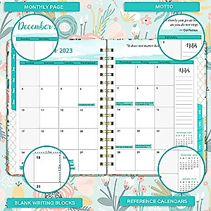 Planner 2023-2024 - Weekly Monthly Planner 2023-2024, July 2023 - June 2024, 12 Monthly Weekly Planner with Tabs, Hardcover, 6.4‘’ x 8.3'' Calendar Planner with Elastic Closure, Inner Pocket