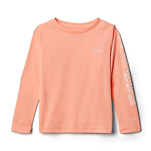 Columbia Toddler Girls Tidal Tee Long Sleeve, Tiki Pink, 3T