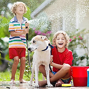 FUDESY 10ft Metal Garden Hose, Heavy Duty 304 Stainless Steel Water Hose Extension, Flexible, Lightweight, Kink & Tangle Free, Rust Proof, High Pressure, Easy to Store for Yard, Outdoor, RV(No Nozzle)