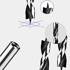 GDFYMI 7Pcs Countersink Drill Bit Set, Brad Point Drill Bit Set, Drill Bits for Metal, Counter Sinker Drill Bit Set, Self Centering Drill Bit, Reamer Set Chamfering Tool with Hex Wrench, 3-10 mm