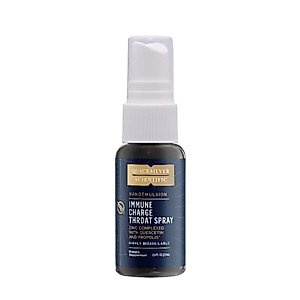 Quicksilver Scientific Immune Charge+ Zinc Throat Spray - Immune Support Liquid Zinc Supplement with Quercetin - 'Throat Coat' with Liposomal Absorption Technology (0.9 fl oz / 27ml)