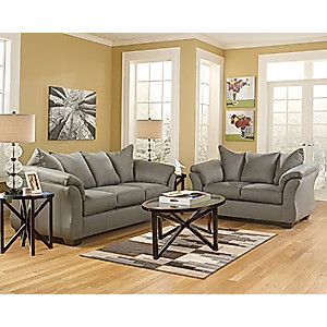 Signature Design by Ashley Darcy Casual Plush Sofa, Grayish Brown