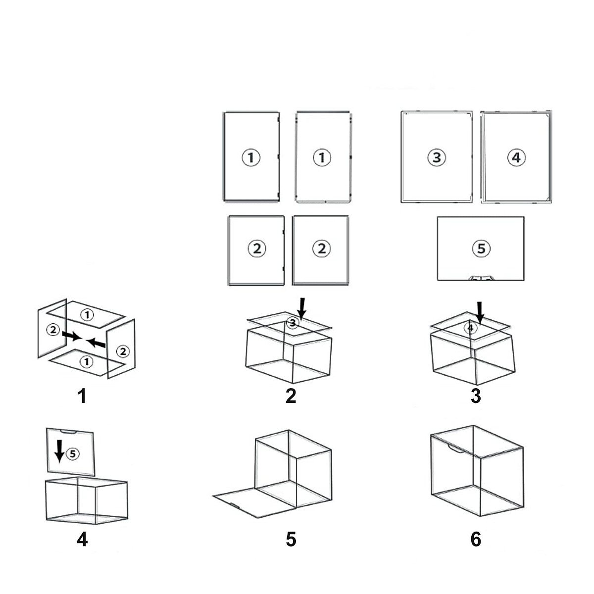 FVIEXE 3PCS Purse Storage Organizer for Closet, Acrylic Clear Grey Handbag Organizer Closet Boxes with Magnetic Door Purse Storage Display Case for Handbags Purses Bag Book Shoe Organization