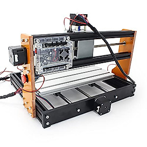 CNCTOPBAOS Upgrade 3018 Pro CNC Router Machine Kit,with Limit Switches & Emergency Stop,3018-PRO DIY Mini GRBL Control 3 Axis Milling Machine,Wood Acrylic PVC PCB Engraving Machine
