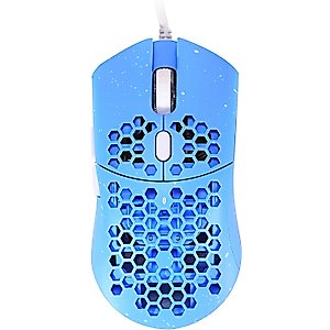 HK Gaming Sirius M Ultra Lightweight Honeycomb Shell Gaming Mouse | 54 Grams | 16000 cpi | USB Wired | 6 programmable Buttons | On-Board Memory | Anti Slip Grips | Sirius-M 16000cpi Horizon