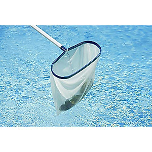 Poolmaster 21195 Aluminum Swimming Pool & Spa Leaf Rake, Medium, White
