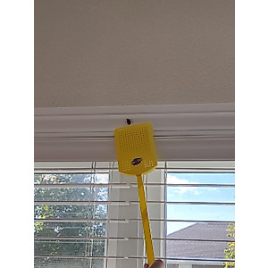 Swat-N-Scoop Heavy Duty Fly Swatter and Spider Catcher and Release (Pack of 3). Insect Fly Catchers for Inside Home. House Fly Killer or Humane Bug Catcher with Built in Insect Scoop.