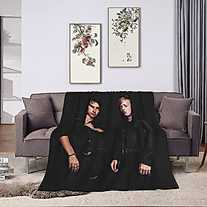 XP-LR S-am and Col-by Blanket，Super Soft Comfortable Flannel Throw Blanke Blanket Super Lightweight Warm Blanket 80"x60"