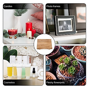 DOITOOL Table Stool Wood Stool for Bathroom Kitchen Step Stool High Bed Stool Small Stool Wood Risers Kids Step Stool Desk Stool Wood Riser for Kitchen Wooden Household The Bench