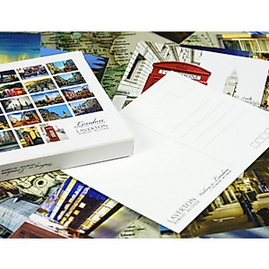 Travel postcards,Set of 30 Post cards variety pack depicting from Around the World Famous Travel Sites,Assorted Postcards Bulk, 4 x 6 -London