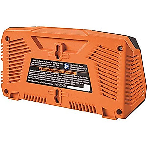Ridgid AC840094 Gen5X Dual Port 18V Lithium Ion and NiCad Battery Charger with Pass-Through AC Ports and USB Charging (Batteries Not Included, Charger Only)