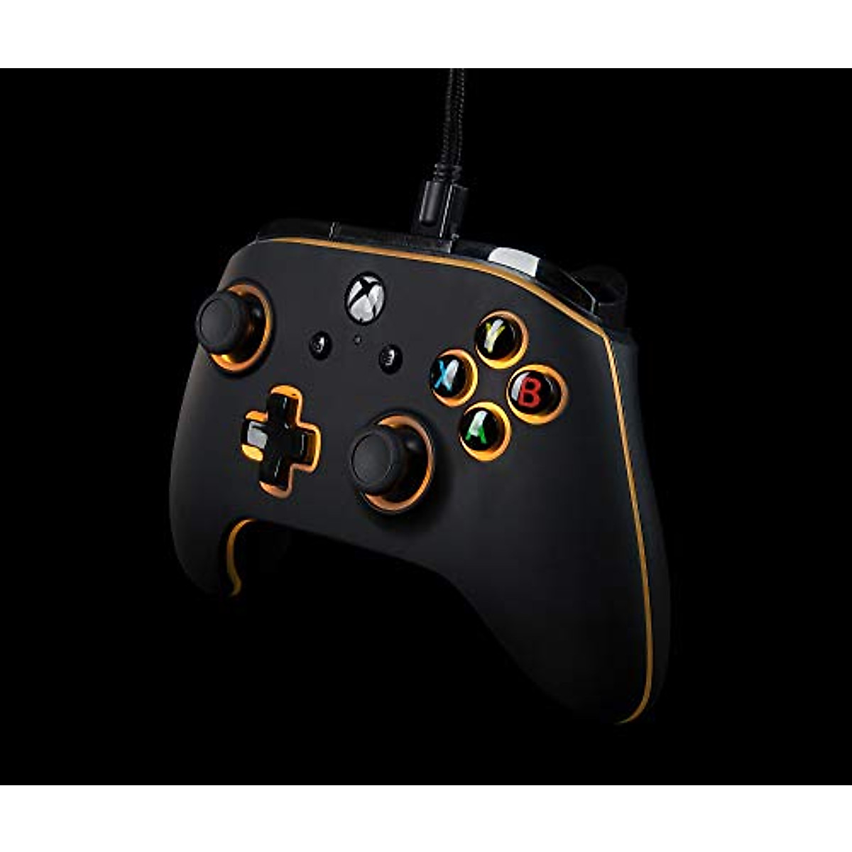 PowerA Spectra Enhanced Illuminated Wired Controller for Xbox One, gamepad, video game, gaming controller, works with Xbox Series X|S