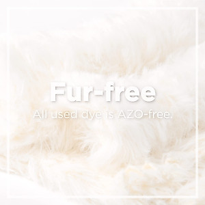 KM CHOICE ONE Scarf: Infinity Scarf, Faux Fur Giving Shawl for Women Winter Warm, Wraps for Men, Christmas Gift, Soft & Fluffy Scarf in Gift Box (Ivory)