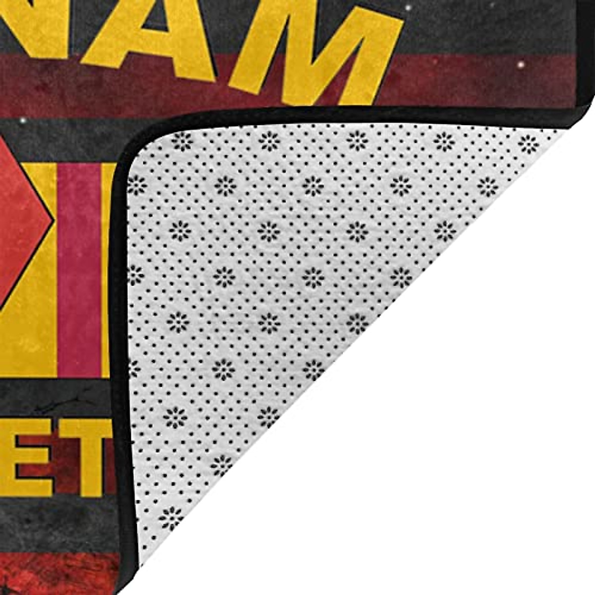 5th Infantry Division 'Red Diamond' Vietnam Combat Veteran Area Rug Living Room Bedroom Kitchen Sofa Bedside Carpet Floor Mats 36"X24"