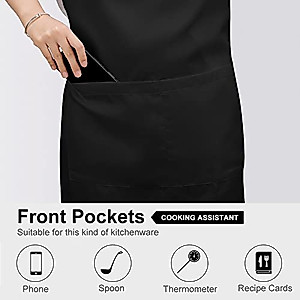 Cooking Gifts for Men, Funny Aprons for Women with Pockets for Kitchen Baking Grill BBQ, Grilling Gifts for Men Chef Dad Mom Husband Wife Father’s Day Birthday