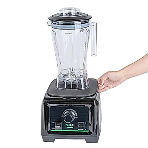 Restaurantware - Hi Tek 3 HP Commercial Blender, 1 Variable Speed Heavy-Duty Blender - 64-Ounce Tritan Jar, Toggle Control, White Plastic Industrial Blender, 3 HP Motor