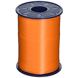 Morex Poly Crimped Curling Ribbon, 3/16-Inch by 500-Yard, Orange, 500-Yard, 1-Pack