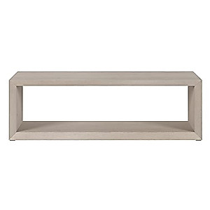 Henn&Hart Osmond Coffee Table, 58" Wide, White