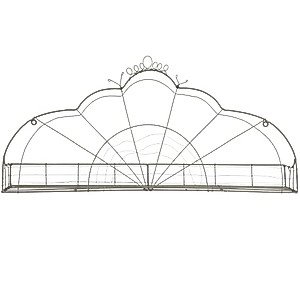 Creative Co-Op Hand Made Metal Wire Wall Shelf