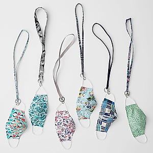 Vera Bradley Women's Cotton Lanyard, Felicity Paisley, One Size