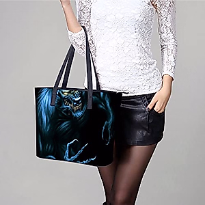 Womens Handbag Animal Leather Tote Bag Top Handle Satchel Bags For Lady