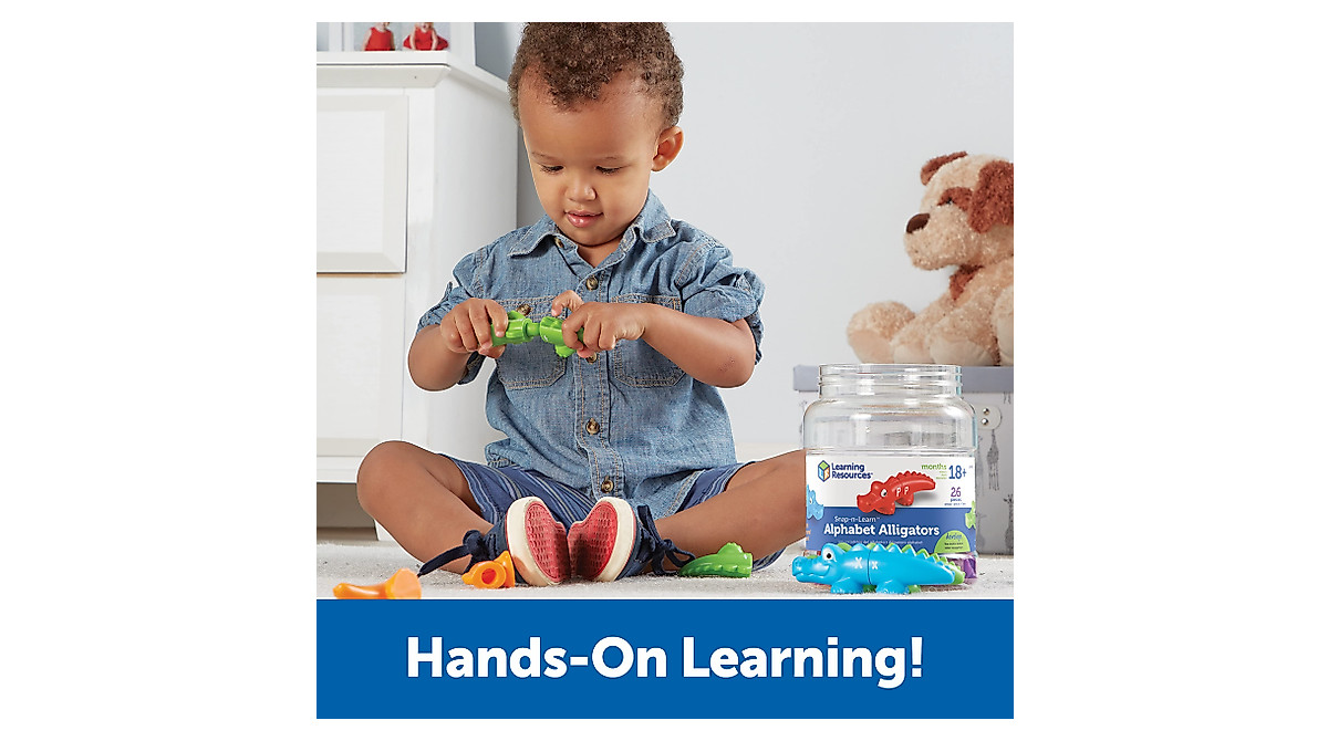 Learning Resources Alphabet Alligators – Fine Motor & ABC Skills for Kids