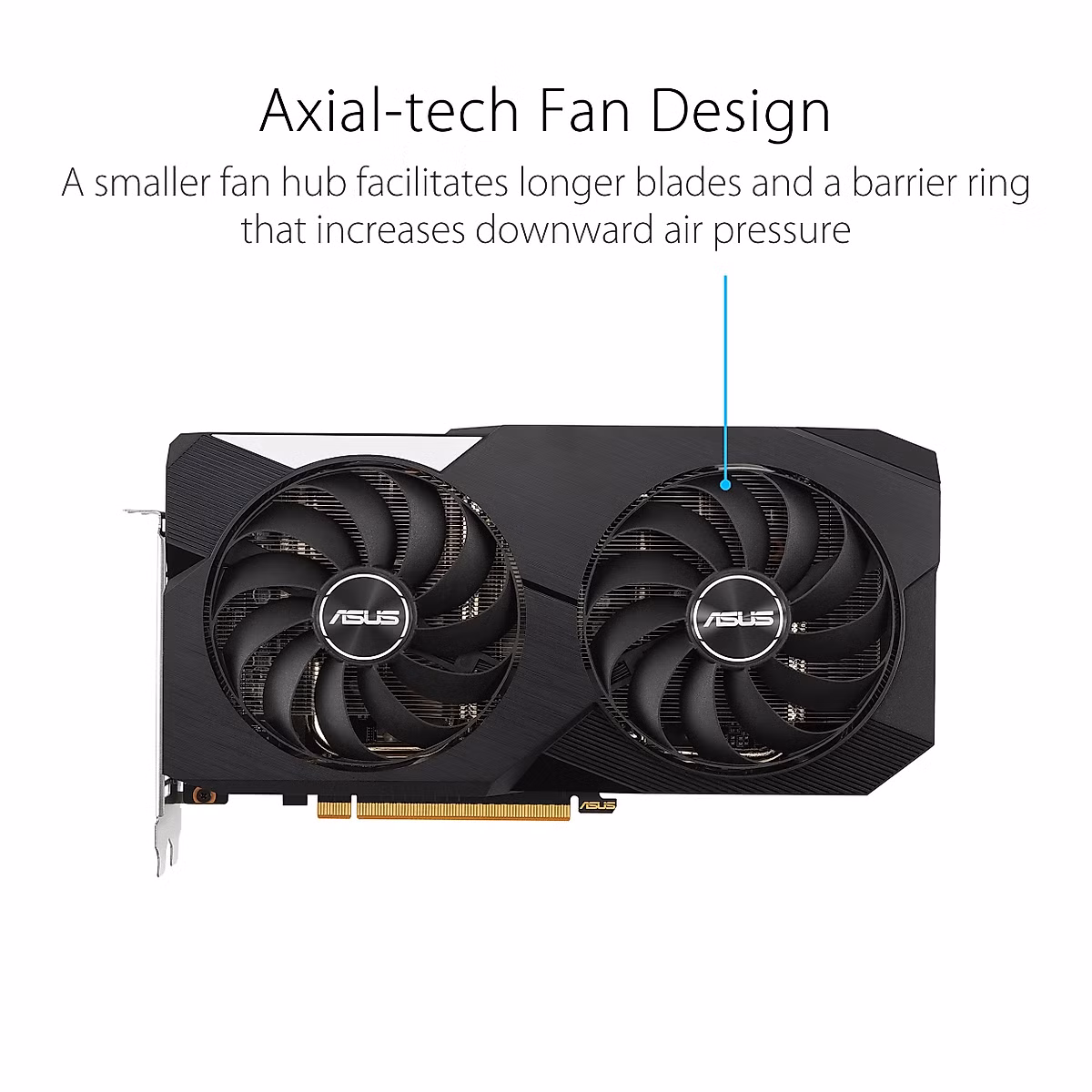 ASUS Dual AMD Radeon RX 6600 XT OC Edition 8GB GDDR6 Gaming Graphics Card (AMD RDNA 2, PCIe 4.0, 8GB GDDR6 Memory, HDMI 2.1, DisplayPort 1.4a, Axial-tech Fan Design, 0dB Technology)
