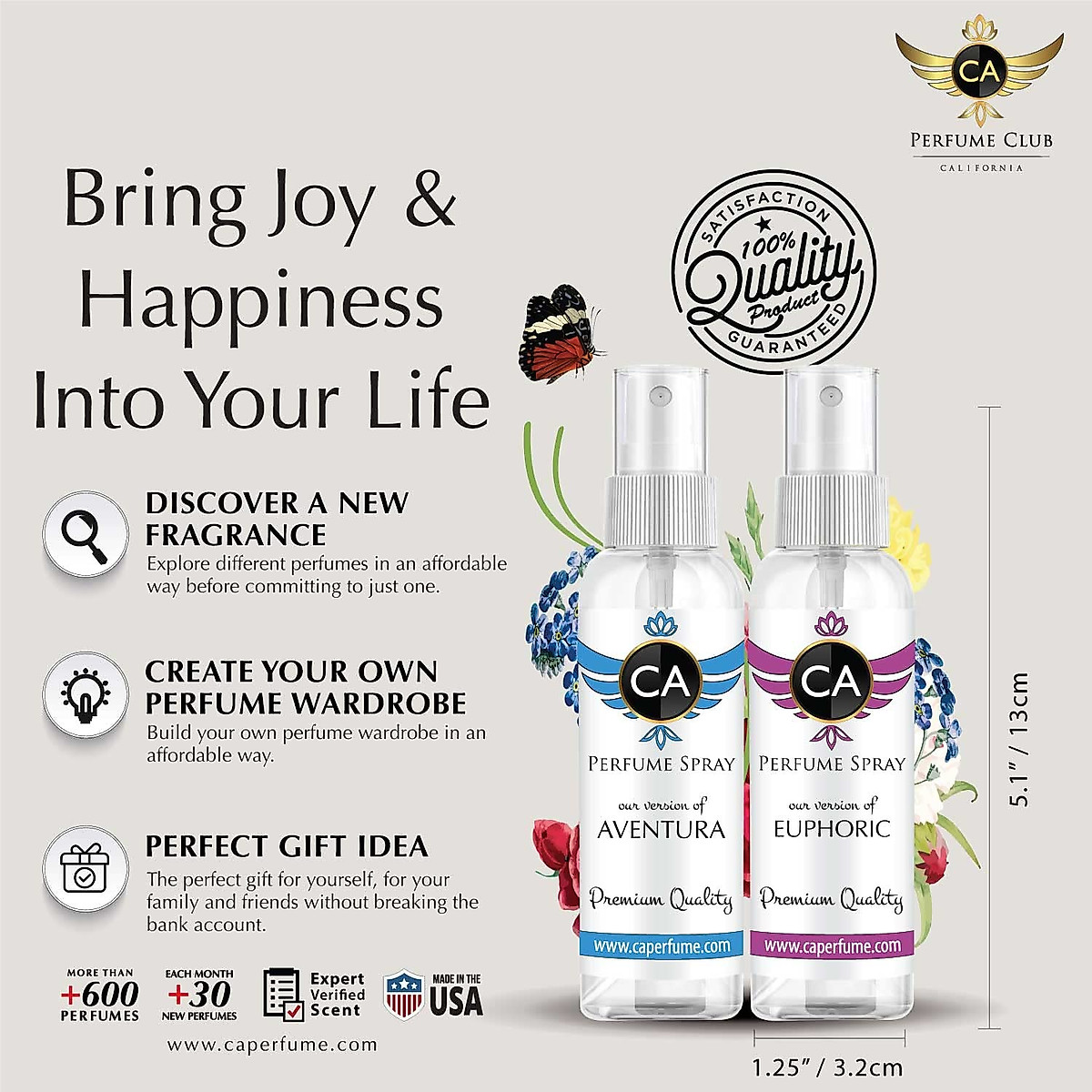 CA Perfume Impression of Black Saffron For Women & Men Replica Version Fragrance Dupes Concentrated Long Lasting Eau de Parfum Spray Refillable Atomizer Bottle2 Fl Oz/60ml-X1