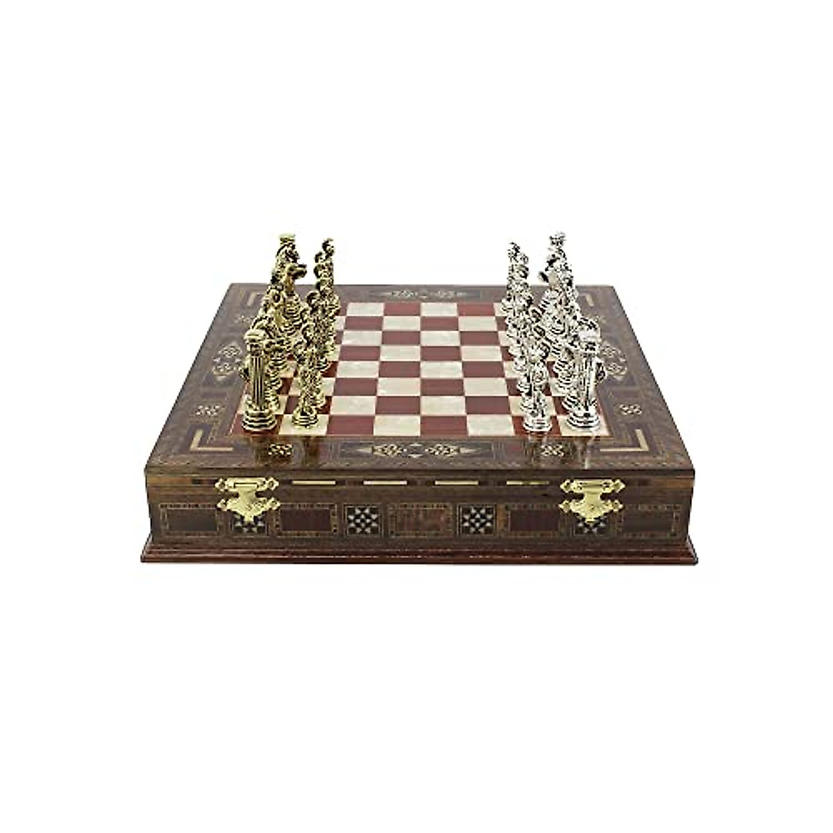 Antochia Crafts 11 Inches Custom Chess Set - Personalized Chess Set - Gift Idea for Son, Husband, Father and Anyone for Birthday, Anniversary and Any Occasion, 2 players