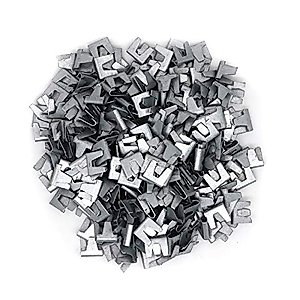 Cage Building Clip 600pcs Cage Fasten Clips Wire Cage Clip for Chicken Quail Pigeon Rabbit Pet Dog Cat Cage