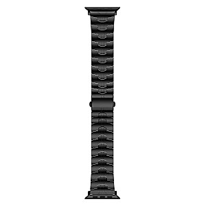 LDFAS Compatible for Apple Watch Band 49mm 45mm 44mm, Titanium Metal Watch Bands with Enhanced Durability Version Compatible for Apple Watch Ultra/SE, Apple Watch Series 8/7 Band, Black