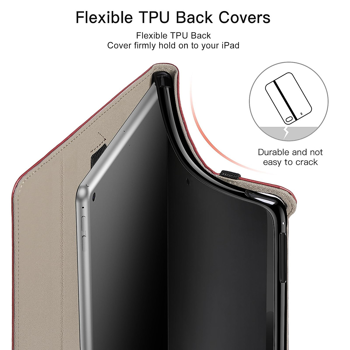 ZtotopCase for iPad Mini 5 2019/Mini 4 3 2 1 Case 7.9 Inch, Premium PU Leather Folio Stand Cover with Auto Wake/Sleep, Front Card Pocket for iPad Mini 5th/4th/3rd/2nd/1st Generation, Brown