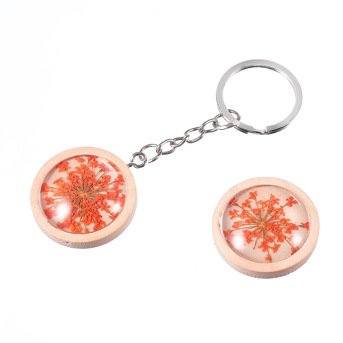 HAUTOCO 60 Pieces Glass Dome Cabochons Clear Round Cabochons Tiles, Non-calibrated Round 1 inch/25mm for Cameo Pendants Photo Jewelry Necklaces