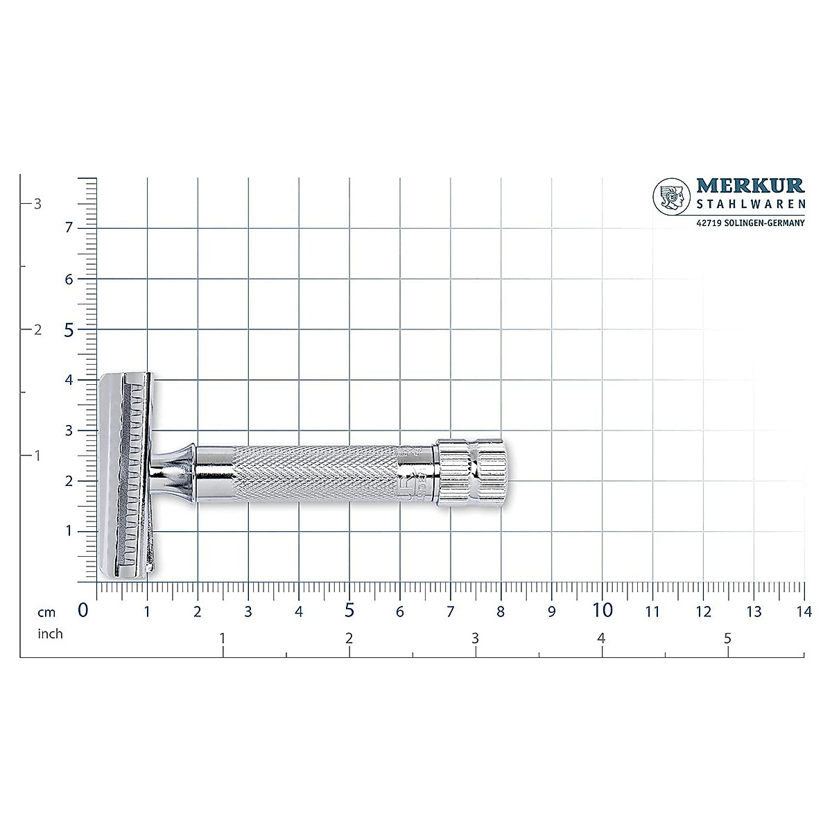 Merkur Slant Bar Double Edge Safety Razor, MK-37001