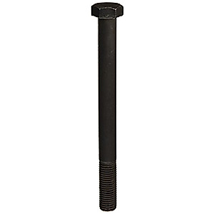 Steel Hex Bolt, Grade 8, Plain Finish, Hex Head, External Hex Drive, Meets ASME B18.2.1/SAE J429, 8-1/2" Length, Partially Threaded, 5/8"-11 UNC Threads, Imported