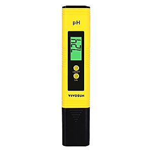 VIVOSUN Digital PH Meter for Water, 0.05ph High Accuracy Pen Type PH Tester for Hydroponics, Household Drinking, Pool and Aquarium