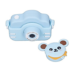 VGEBY Cartoon Children Camera Multilanguage Kids Digital Camera Cute Appearance Kids DV Camera Blue