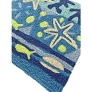 Jellybean Indoor Outdoor Machine Washable Rug, Ocean View