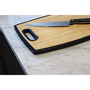 Non Slip Chef’s Gription Pad by CatTongue Grips – Secure, Anti Slip Mat for the Perfect Non Slip Grip for Chefs and Home Cooks, Grip Mat for Cutting Boards, Great as Drawer Liners (Black, 1 Pad)
