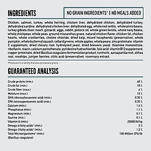 ORIJEN GUARDIAN 8 Dry Cat Food, Grain Free Cat Food for Adult Cats, With Chicken, Salmon and Rabbit, 4lb