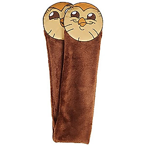 Duwseal TOH Hooty The Owl Scarf Flannel Scarf Cute Warm Shawl Luz Noceda Cosplay Owl Scarf for Kids Adult
